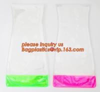 China Square Plastic Vase,Plastic Flower Vases, transparent PVC bag, vase pouch, stand up vase, plastic vase, floral bags pack for sale