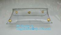 China Transparent Clear Vinyl PVC Clutch Bag Made In China, PVC Jelly Clear Clutch Purse Lady Crossbody Flap Bags Chain Handba for sale
