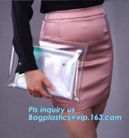 China Eco-friendly Practical Waterproof Transparent Zipper Hand Bag PVC Cosmetic Clutch Bag For Gift Promotion, purse, wallet for sale