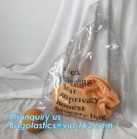 China Beach Tote Bag Pvc Handle Bags, Handle Zipper lock Transparent Clear pvc Packaging bag, PP PVC handle bag for packages for sale