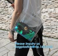 China Clear pvc backpack, clear plastic bags, clear backpack transparent backpack, Factory custom popular transparent clear pv for sale