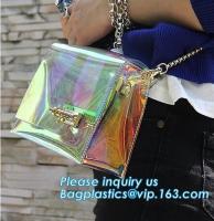 China mini clear pvc girls shoulder long strip bag, Woman Sweet Handbag Clear Jelly Transparent, PVC Shoulder Bag Tote Chic Be for sale