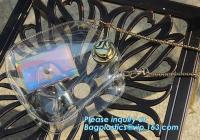 China fashion ladies college girl summer beach jelly clear PVC handbag shoulder chain bag, Fashion Women PVC Transparent Tote for sale