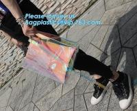 China Female Casual Toiletry Shoulder Bags, summer waterproof clear pvc shopping bag bag custom transparent grocery shoulder b for sale