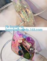 China Waterproof PVC Shoulder Tote Beach Bag with Chain, Pvc Manufacture Small Custom Travel Mens Shoulder Bag, Sling Shoulder for sale