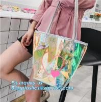 China Waterproof PVC Shoulder Tote Beach Bag with Chain, Pvc Manufacture Small Custom Travel Mens Shoulder Bag, Sling Shoulder for sale