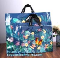 China pvc shopping bags, full print coverage bags, printed shopper, shopper carrier bags, carrier bags, clothe bags, garment b for sale