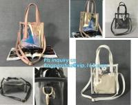 China Classical Colorful PVC Wallet Bag Pouch Bag shoulder bag, PVC Crossbody Bag For School Travel Girls, Tote Bag Clear Shou for sale