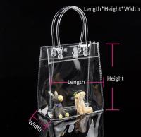 China PVC beach Summer Clear Shoulder Bag DIY Transparent Clutch Tote Bag, Tote Handbags Shopping Shoulder Bags, jelly bags for sale