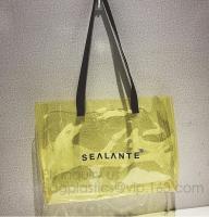 China Personalized PVC Women Clear Shoulder Bag, PVC tote bags double shoulder hand bags, Transparent Satchel Shoulder Bag for sale
