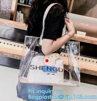 China Customized Design Shiny PVC Handbags, summer beach jelly candy handbag, hot candy bag silicone jelly handbag trendy fash for sale