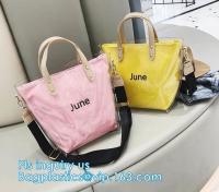 China pvc shoulder bag transparent holographic handbag, handbag and shoulder ladies sling bag, jelly fashion pvc lady handbag for sale