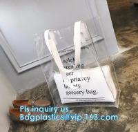 China Toiletry Cosmetic Pvc Handle Bag, pvc bag withTube handle custom popular pvc bag wholesale, Waterproof Transparent Cosme for sale