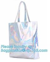 China Summer Beach Bag Pvc Clear Transparent Purse Knitting Small Shoulder Bags Designer Jelly Bag, Handbag Fashion Shoulder B for sale