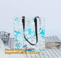 China pvc bag with handle folding tote bag pvc swimsuit bag,Clear Vinyl Bags With Handles Clear Makeup Set PVC Zipper Bag for sale
