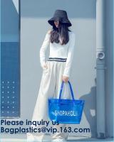 China Designer Bag,Lady Fancy Bag,Wholesale PVC Beach Bag,Women Summer Beach Bag Vinyl PVC Tote Handbags Shoulder bags for sale