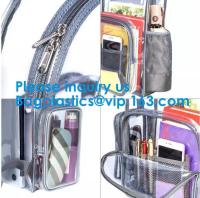 China PVC Clear Transparent Plastic School Bag Backpack For Kids Children,Fashion PVC Holographic Lady Strapping School Bag Backpa for sale