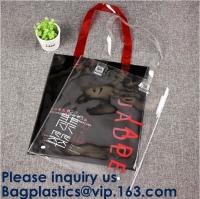 China Big Size Clear Plastic PVC Shopping Tote Bag Fashion Large Capacity Waterproof Pvc Beach Bag TPU laser makeup handbag PV for sale