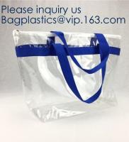 China Wholesale vinyl tote bag Women Fashion Red Heart Transparent Beach Shopping Clear Vinyl PVC Shopper,Vest Handles Bags Th for sale