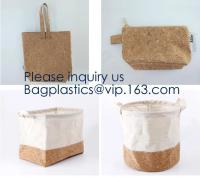 China Wholesale Cork Corkwood Box Eco-Friendly Cork Candy Plate Customized Bonbon Box China Factory Supply Cork Corkwood Bags for sale