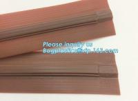 China PVC slider zipper, pvc zipper slider seal, PP slider seal, PP zipper slider seal, PP document A4 size slider seal bags for sale