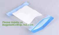 China Biodegradable stand up foil zipper bag side gusset bags square block flat bottom Zip lockk packaging pouch bagease bagplas for sale