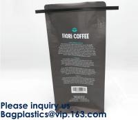 China Food Industrial Use And Moisture Proof Feature Resealable Zipper Kraft Paper Food Packaging Bags Doypack Pouch bags for sale