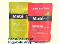 China Custom Aluminum Foil Stand Up Flat Pouch Bags Stand Up Pouch Food Bag Protein Zipper Bag, standup pouch bags, bagease for sale