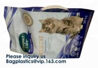 China Food Grade Custom Printed 10 Kg Plastic Rice Bag With Handle,5kg 10kg Rice/Wheat Flour/Grain Vacuum Packaging Bag With H for sale