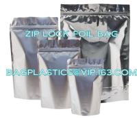 China Laminated Material Metalized Film Side Gusset Pouches,Digital Metaled Print Stand Up Metaled Pouch,Resealable Metalized for sale