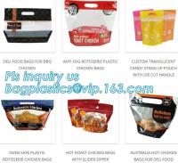 China Hot roast chicken bag/hot roast plastic packaging bag for duck,chicken,fish, Fried Chicken Packaging Clear Microwaveable for sale