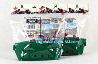 China green grapes packing bag with slider/Plastic grapes packing bag/Plastic fruit bag, Vegetable Tomato Packaging Slider Zip for sale