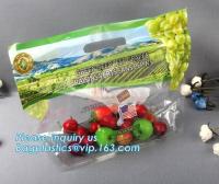 China Reclosable Fresh Fruit Cucumber Packaging Bag with Air Hole, Fruit Protect Peach Bag/kiwi Fruit Bag, fresh fruit bag wit for sale