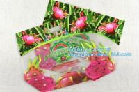 China micro perforated plastic bags for vegetable, Quart Zip lockk storage bags reclosable bags for extra freshness fruit grip s for sale