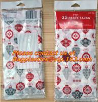 China Giant gift packs birthday polWedding Gift Decorative Square Bottom Packaging Candy Bags for Giant Plastic Christmas Bags for sale