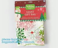 China Christmas manufacturer wholesales santa sacks large size gift bags,Jumbo Plastic Poly Bag giant plastic christmas decora for sale