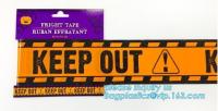 China Halloween Birthday Party theme warning caution PE tapes for event decoration,Halloween Caution Tapes,Halloween Warning T for sale