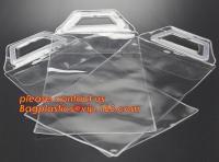China manufacture clear plastic pvc hanger bag with snap,Eco Friendly Transparent Foldable Coat Plastic Stereo Hanging Hook Ha for sale