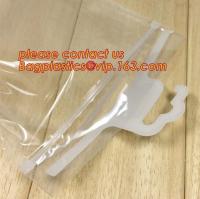 China shirt packaging bags, Hanger frosted plastic bags,PVC plastic packaging bag hook hanger bag underwear shirt bag bagplast for sale