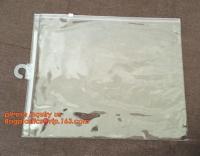 China underwear packaging hanger plastic,Slider Zipper Hanger Hook Bag For Men's Box / Underwear Packaging bagplastics bagease for sale