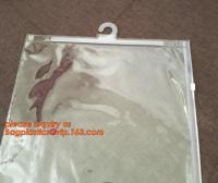 China underwear packaging hanger plastic,Slider Zipper Hanger Hook Bag For Men's Box / Underwear Packaging bagplastics bagease for sale
