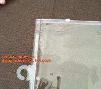 China underwear packaging hanger plastic,Slider Zipper Hanger Hook Bag For Men's Box / Underwear Packaging bagplastics bagease for sale