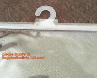 China underwear packaging hanger plastic,Slider Zipper Hanger Hook Bag For Men's Box / Underwear Packaging bagplastics bagease for sale