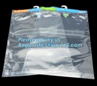 China Hanger Plastic Hook Bag for Packaging on Festivals,Hanger PVC bed sheet packaging bag with buttons,Stationery Set Transp for sale