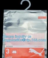 China Hanger Plastic Hook Bag for Packaging on Festivals,Hanger PVC bed sheet packaging bag with buttons,Stationery Set Transp for sale