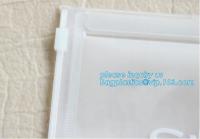 China PVC bag/PVC hook bag /PVC hanger bag for Underwear pack,PVC Plastic Packing Zipper Bag With Hanger clear bag hanger for sale