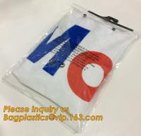 China waterproof pvc swimwear bagwith hanger/pvc bikini bag/plastic bikini packaging bag plastic Zip lockk bag swimwear  bagease for sale