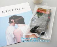 China waterproof pvc swimwear bagwith hanger/pvc bikini bag/plastic bikini packaging bag plastic Zip lockk bag swimwear  bagease for sale