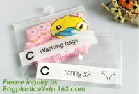 China hanger bag with zip lock on the top,Frosted Zip lockk bag EVA PVC hanger bag for clothes, EVA frost drawstring bag, Froste for sale