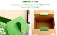 China corrugated fruit packing box, kraft paper, gloss lamination, offset printing, foldable box,flower cone,flowral packaging for sale